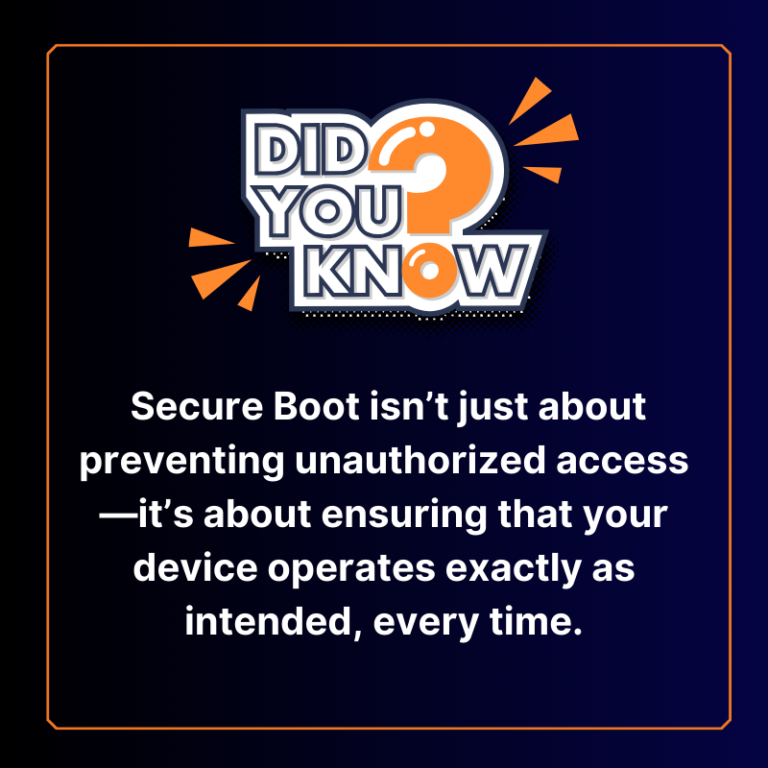 Secure Boot secures Embedded Systems